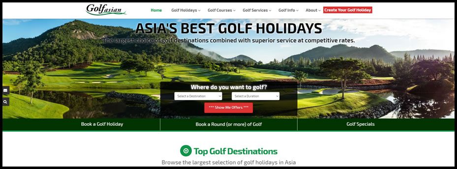 Sneak Peak of Golf’s Newest & Best Travel Website - Golfasian